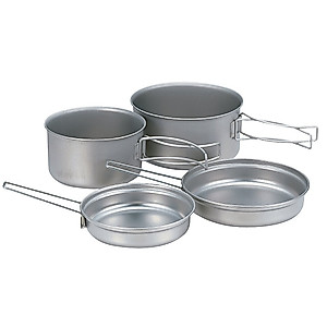 Snow Peak Multi Compact 4 Piece Titanium Cook Set