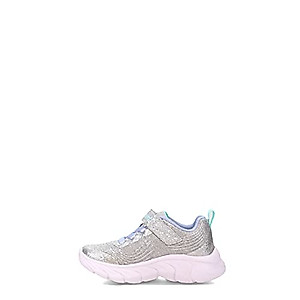 Skechers baby girls 302480n Sneaker, Light Grey, 9 Toddler US
