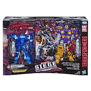Transformers Toys Generations War for Cybertron Deluxe Fan-Vote Battle 3 Pack with Holo Mirage, Powerdasher Aragon and Decepticon Impactor (Amazon Exclusive) Brown