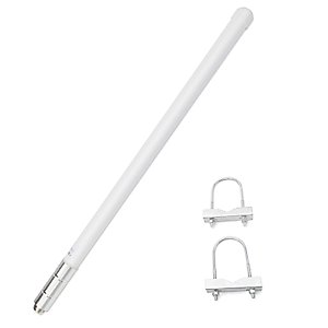 VHF Fiberglass Ham Radio Antenna,2Meter 136-174mhz Base Antenna SO239 Connector for Mobile Radio Device Repeater, Radio scanners,Marine VHF Radios with Mount Bracket