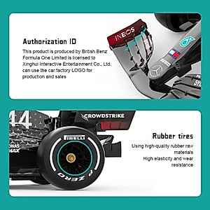 HTLNUZD 1:12 F1 Remote Control Car F1 W11 EQ Performance #44 Team Racing 1/12 Formula Drift Cars RC Model Toy Halloween Christmas Birthday Gift