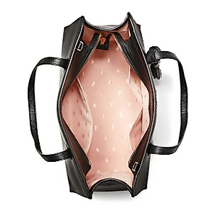 Kate Spade New York Rowe Medium Top Zip Satchel Crossbody Bag Black