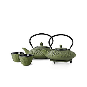 bredemeijer Cast Iron Tea Cups Set of 2 Green XILIN
