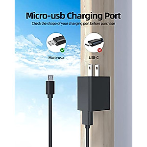 Fast Quick Charger Fit for Samsung Galaxy S6/S7 Edge/Active/Edge+, S4/S5 Active/Developer Edition/Mini/Zoom, S II/S III Mini, Galaxy A6/A10, Convoy 3/4, Gusto 3, Rugby 4/ III Phone Power Adapter Cord