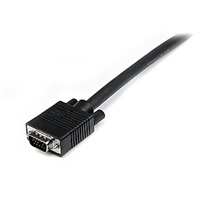 StarTech.com 20 ft. (6.1 m) VGA to VGA Cable - HD15 Male to HD15 Male - Coaxial High Resolution - VGA Monitor Cable (MXT101MMHQ20)