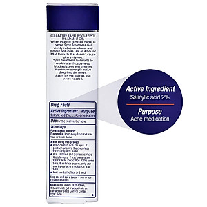 Clearasil Ultra Rapid Action Vanishing Acne Treatment Cream, 1 oz (Pack of 2)