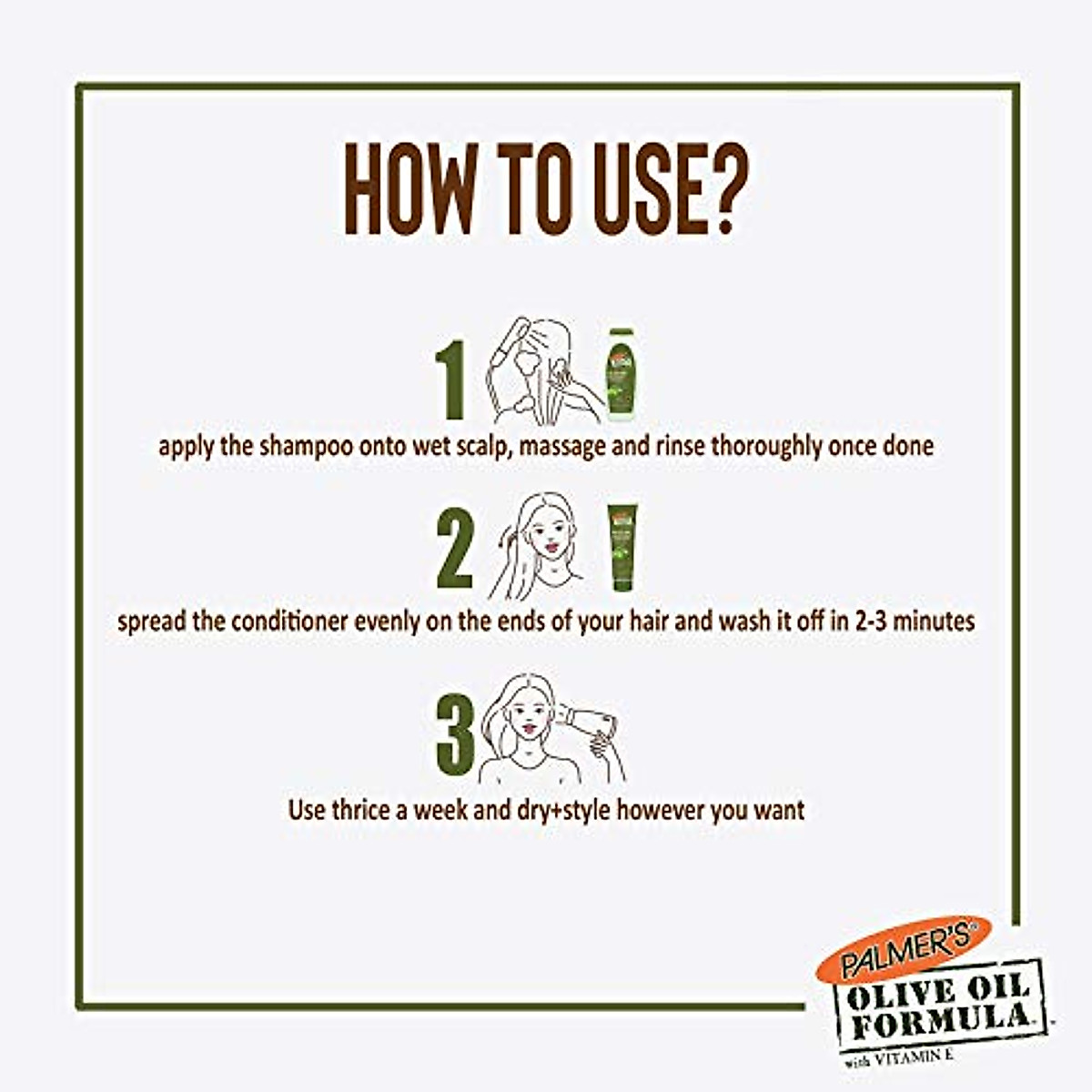 Palmer's Olive Oil Formula Replenishing Conditioner for Frizz Prone Hair, 8.5 oz. (Pack of 2)