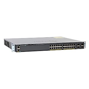 Cisco Catalyst WS-C2960X-24PS-L 24 Port Ethernet Switch with 370 Watt PoE