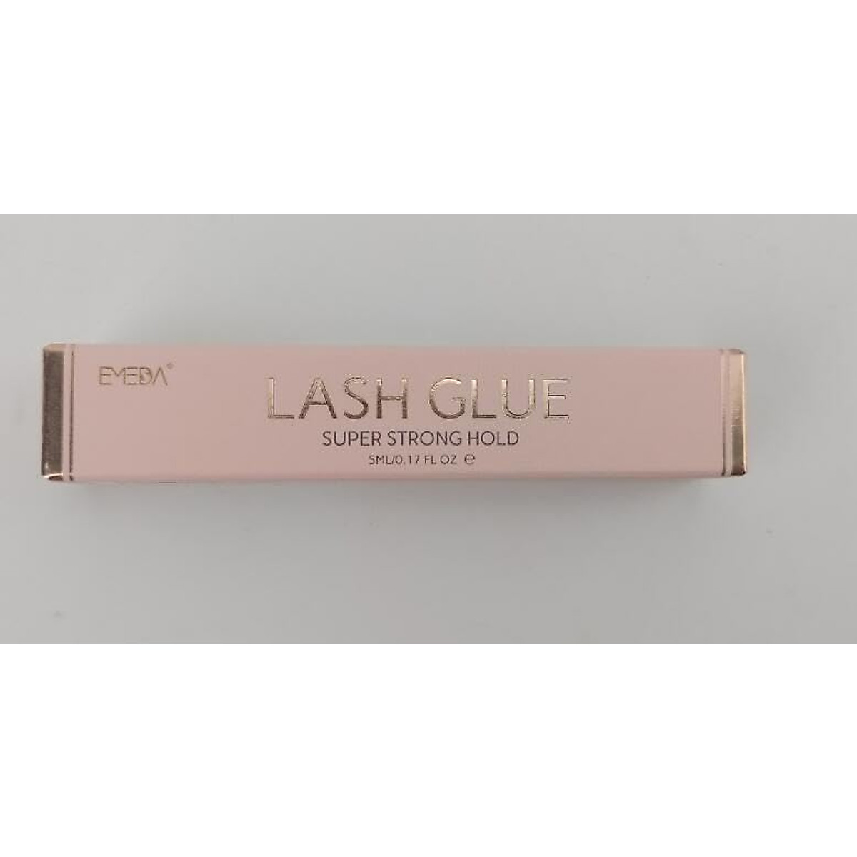 EMEDA Eyelash Glue for False Lashes Super Strong Hold Long Lasting 24H Waterproof Latex Free Best Lash Glue Eyes Strip White Clear Lash Adhesive 5ml 0.17oz