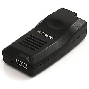 StarTech.com 10/100/1000 Mbps Gigabit 1 Port USB 2.0 over IP Device Server Adapter - USB Ethernet Over LAN Network Printer Converter - Windows 7 / XP / Vista ONLY (USB1000IP)