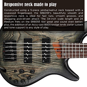 Ibanez SR Standard 5 String Electric Bass - Black Stained Burst