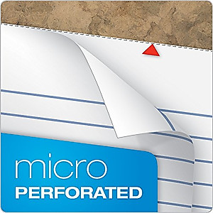 TOPS 74880 Second Nature Recycled Pads, 8 1/2 x 11 3/4, White, 50 Sheets (Pack of 12)