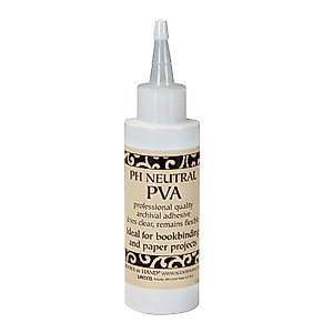 Books By Hand, PH Neutral PVA Adhesive, Professional Adhesive, Dries Clear, Remains Flexible - 4 Ounce