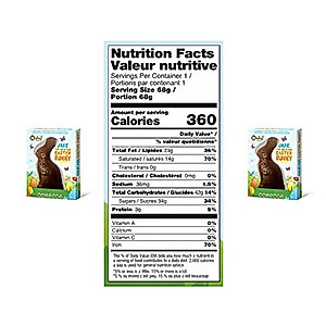 Vegan, Gluten Free Jake The Milkless Chocolate Easter Bunny | Allergy Friendly | Dairy Free, Nut Free, Peanut Free, Soy Free, Gluten Free | No Whey Foods