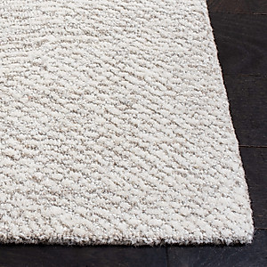 SAFAVIEH Metro Collection Runner Rug - 2'3" x 12', Natural & Ivory, Handmade Wool, Ideal for High Traffic Areas in Living Room, Bedroom (MET999A)