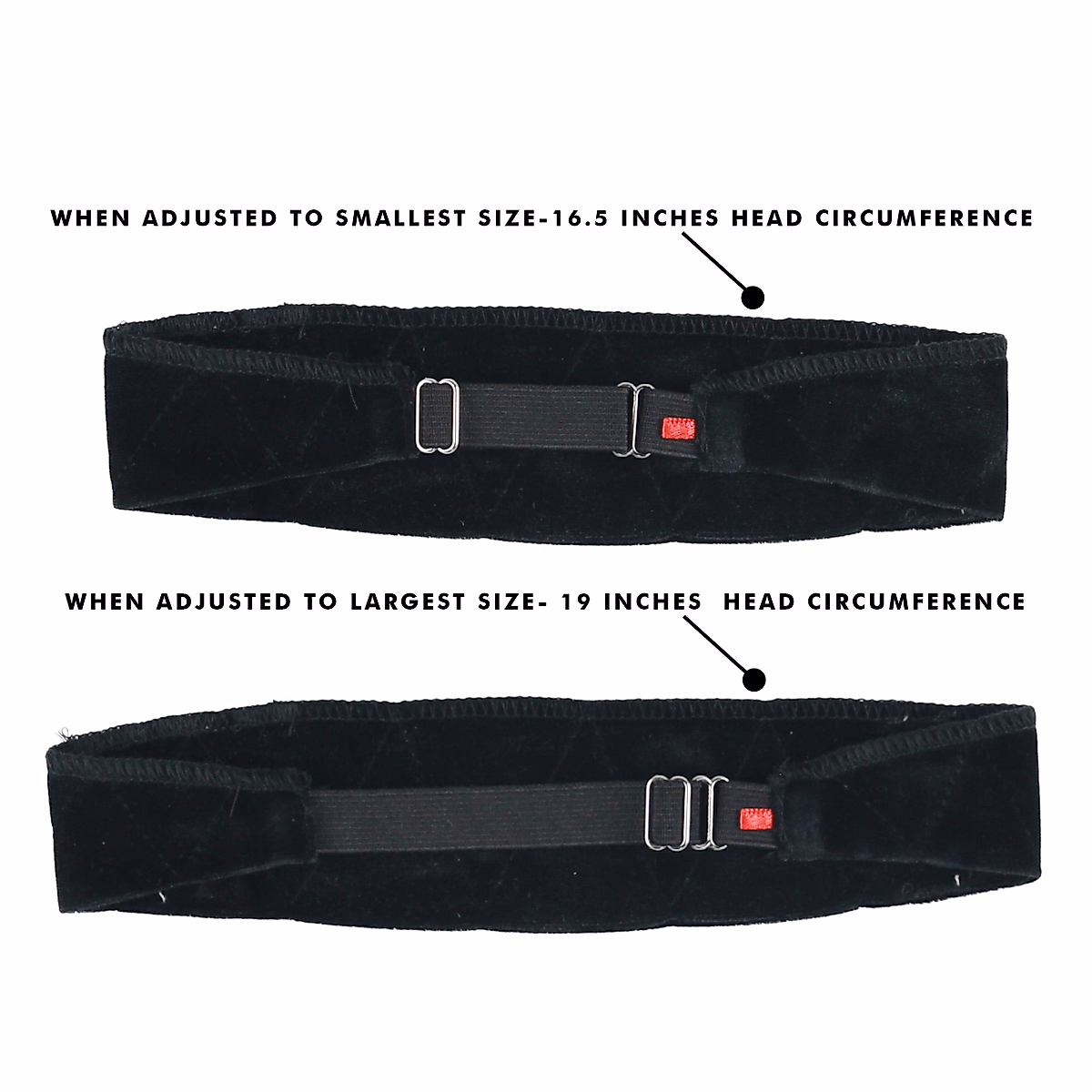 Madison Headwear Wig Grip Headbands For Women- Adjustable To Custom Fit Your Head - Velvet Comfort - Wig Bands No Slip Breathable Lightweight Material For All Day Wear! Keep Wig Comfortably Secured