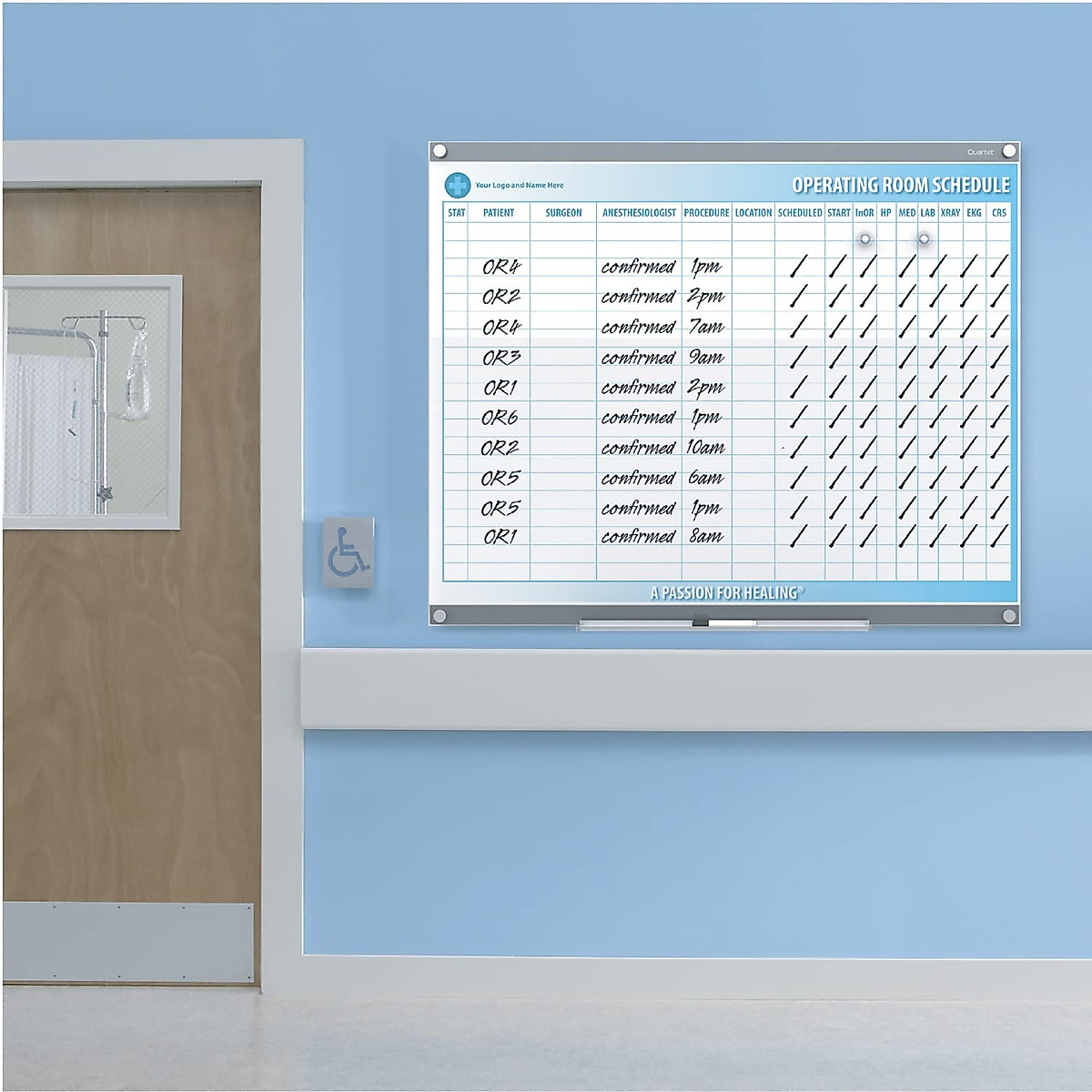 Quartet Glass Whiteboard, Magnetic Dry Erase Board, 4' x 3', with Customizable Templates, White Dry Erase Surface, Infinity (GI4836)