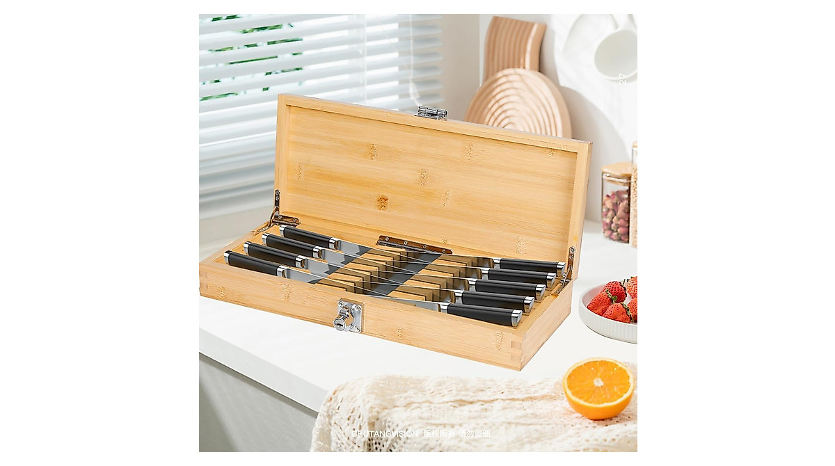 Secure Derkerry Lockable Knife Box - Child Safe Kitchen Storage