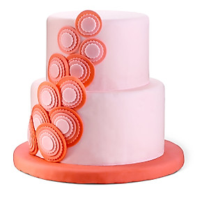 Wilton 6-Piece Nesting Fondant Double Sided Cut Out Cutters, Round