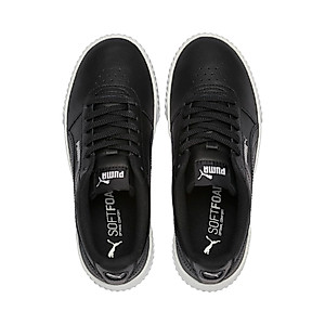 Puma Women's Carina L Sneaker, White, 8