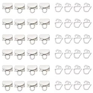 I-K-E-A VIDGA Glider With Hook White Acetal plastic (Pack of 24)