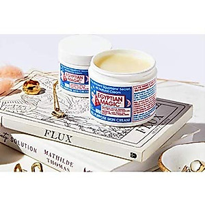 EGYPTIAN MAGIC - All Purpose Face, Body, and Dry Skin Moisturizing Cream, Skin Protectant for Women & Men, Eczema Care Healing Balm, Scar Treatment, Stretch Marks, and Tattoo Aftercare, 4 & 2oz Bundle