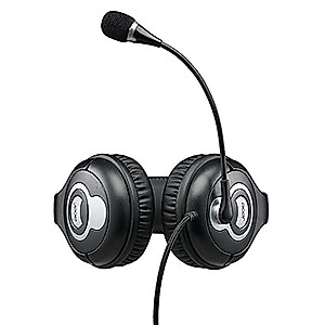 Acer Wired Headset with Flexible Omnidirectional Mic, Adjustable Headband