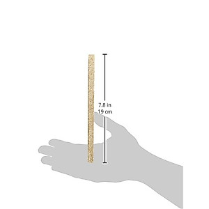 PENN-PLAX Sanded Bird Perch Covers – Made from Crushed Seashells – Great for Parakeets, Lovebirds, Parrotlets, Finches, Canaries, and More – Small – 6-Pack