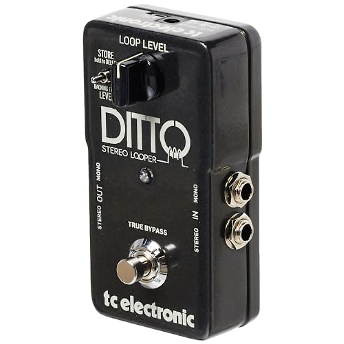 TC Electronic DITTO STEREO LOOPER Highly Intuitive Looper Pedal with Stereo I/O and Loop Import/Export