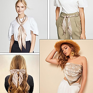 Head Scarf for Women's Hair,Bandanas for Women,Satin Scarf,Hair Scarf,Silk Head Scarf,Fashion Accessories,Hair Bandana,Head Scarves for Women,Head Wrap,Pañuelos Para La Cabeza Mujer,Gifts for Women