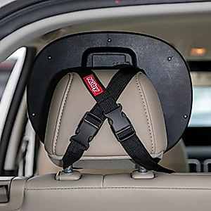 Nuby LED Light Backseat Baby Car Mirror with Remote Controlled Light, Wide View Shatter Resistant Mirror, Adjustable, Night Sky