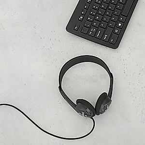 Egghead Over-Ear Stereo Headphones with 3.5 mm Audio Jack for use in Classroom, Library, Offices and More (20 Pack) EGG-IAG-1000-SO-20