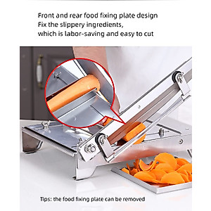 Manual Bone Meat Slicer Chopper Ribs Cutter Double Blade 13.5In Stainless Steel for Fish Chicken Beef Mutton Household Vegetable Food Slicer Slicing Machine