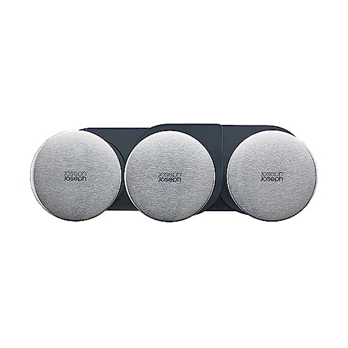 Joseph Joseph Podium 100 Dry Food Storage Container Stand, 5-Piece Set, Stainless-Steel/Glass