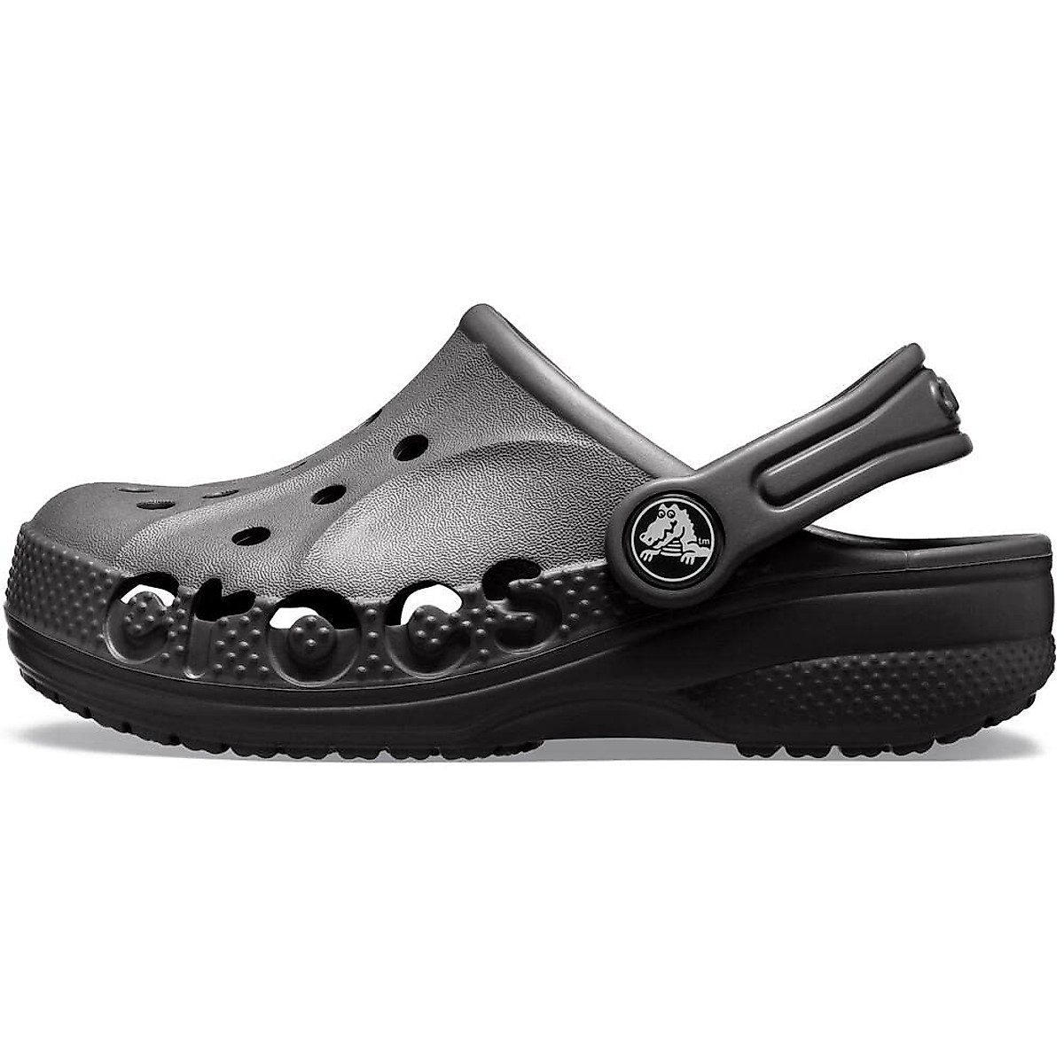 Crocs Baya Clog, Black/Black, 2 US Unisex Little Kid
