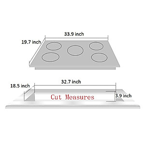 Deli-kit® 34 inch Gas Cooktop Dual Fuel Sealed 5 Burners Stainless Steel Gas Cooktop Drop-In Gas Hob DK258-A01 Gas Cooker