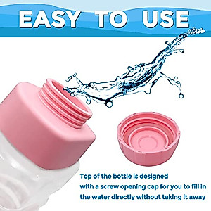 Vannon Dog Water Dispenser for Cage Leakproof Crate Auto Feeding Water Bottle for Dogs & Rabbits Pet Nozzle Diameter: 12mm, Top Fill, BPA Free