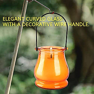 2 Pack Jar Citronella Candles, Large Citronella Candles Outdoor, Candles Gift Set, 2x10 oz Travel Jar Citronella Candles for Indoor