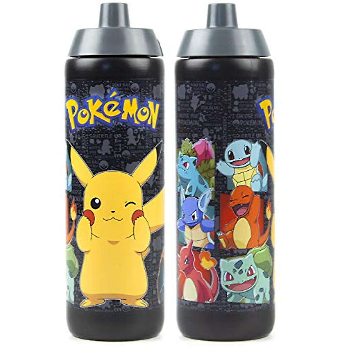 Pokemon Water Bottle Pikachu 724ml Plastic Sports Drink Cup One Size