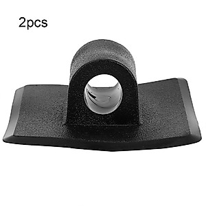 Inflatable Boat Motor Mount Kit,Motor Mount Clip 2 Pcs Black Plastic Engine Motor Clip Mount Motor Stand Holder Engine Motor Attach Bracket Accessories for Kayak Boat Fishing Canoe Inflatable Boat