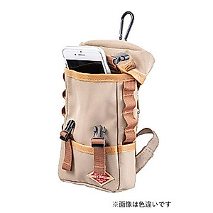 セトクラフト(Seto Craft) Setocraft Pass Pouch Backpack with Carabiner Hook for Commuter and Transportation Card Slot, Size: 4.9 x 1.4 x 7.1 inches (12.5 x 3.5