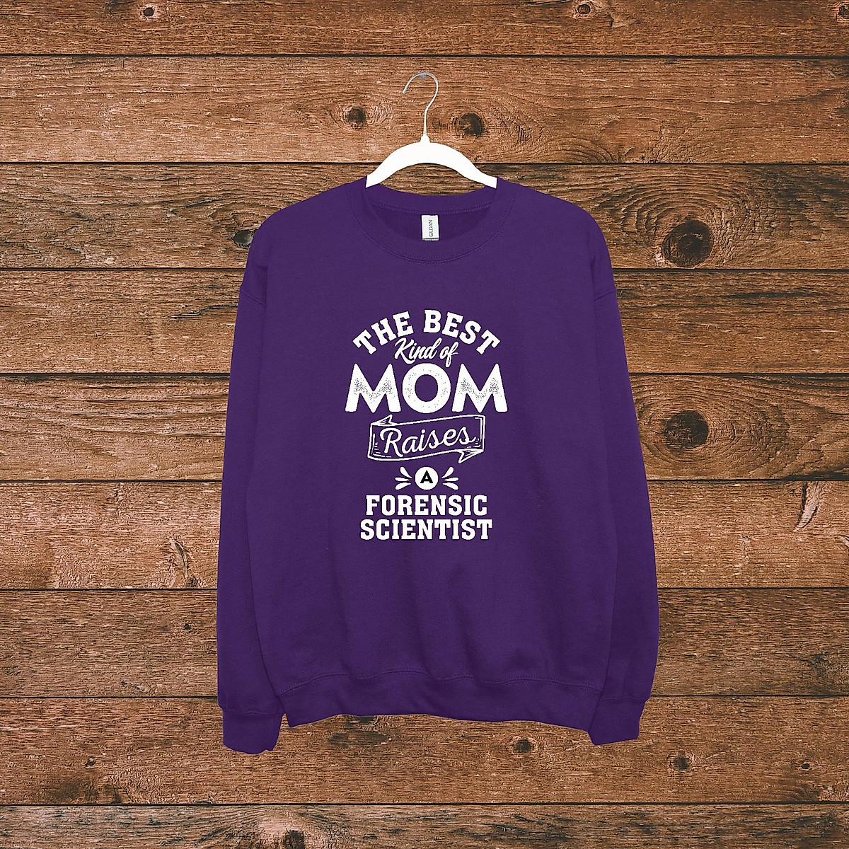 Mothers Day Gift Forensic Scientist Mom Best Kind Mom Gift Black Muticolor Unisex Sweatshirt