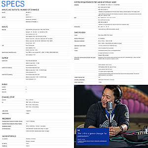 Zoom LiveTrak L-8 Portable 8-Channel Digital Mixer and Multitrack Recorder Bundle with 4x Zoom ZDM-1 Mic with Headphones, Windscreens and Stands + Cleaning Cloth – 4 Person Podcasting Bundle