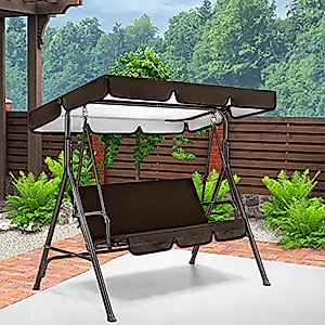 Outdoor Ground Covering Canopy Garden Outdoor Rainproof Rainproof Oxfords Cover Canopy Swing Patio Cloth Swing Protective Cover Indoor Car Covers(190 * 132cm)