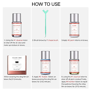 ibcccndc Lash Lift & Eyebrow Lamination Kit - Keratin DIY Instant Fuller Eyelash & Brow Lifting Kit - Ideal for Salon & Home, Long Lasting Formula Lasts 8 Weeks