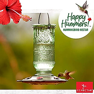 EZNectar Happy Hummers! Clear Ready-To-Use Hummingbird Nectar, 33.8 oz