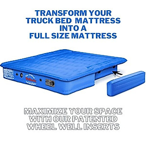 Pittman Outdoors AirBedz Inflatable Wheel Well Side Inserts (for PPI-105 Mattress), Blue