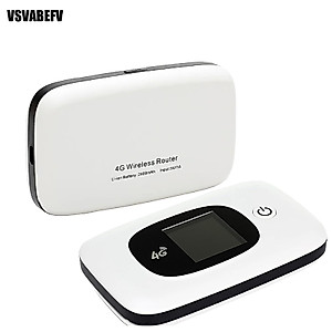 4G LTE Mobile WiFi Router with SIM Card Slot for Travel, Unlocked Portable WiFi Router Hotspot Devices for Travel, ATT T-Mobile Hotspot Devices Portable WiFi Hotspot, Support B2/B4/B5/B12/B17
