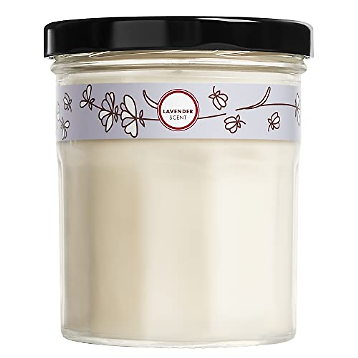 Mrs. Meyer's Soy Aromatherapy Candle, 25 Hour Burn Time, Made with Soy Wax and Essential Oils, Lavender, 4.9 oz