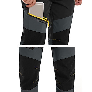 BIYLACLESEN Hiking Pants Mens Spring Fall Outdoor Pants Waterproof Pants Work Pants for Men Fishing Pants Travel Pants Tactical Pants Men